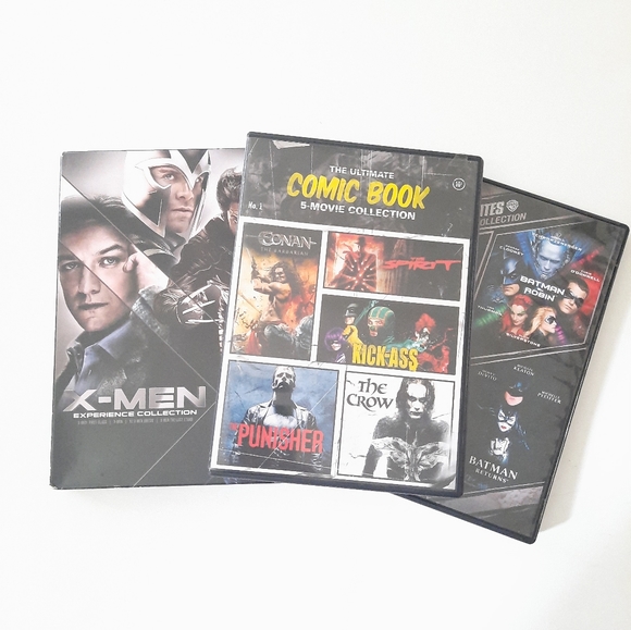Media | Xmen Comic Book The Batman Collection Dvd Bundle | Poshmark